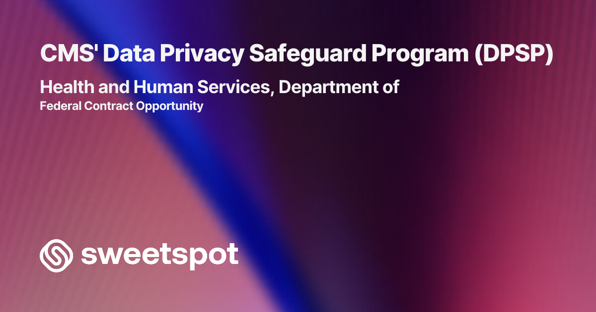 CMS' Data Privacy Safeguard Program (DPSP)