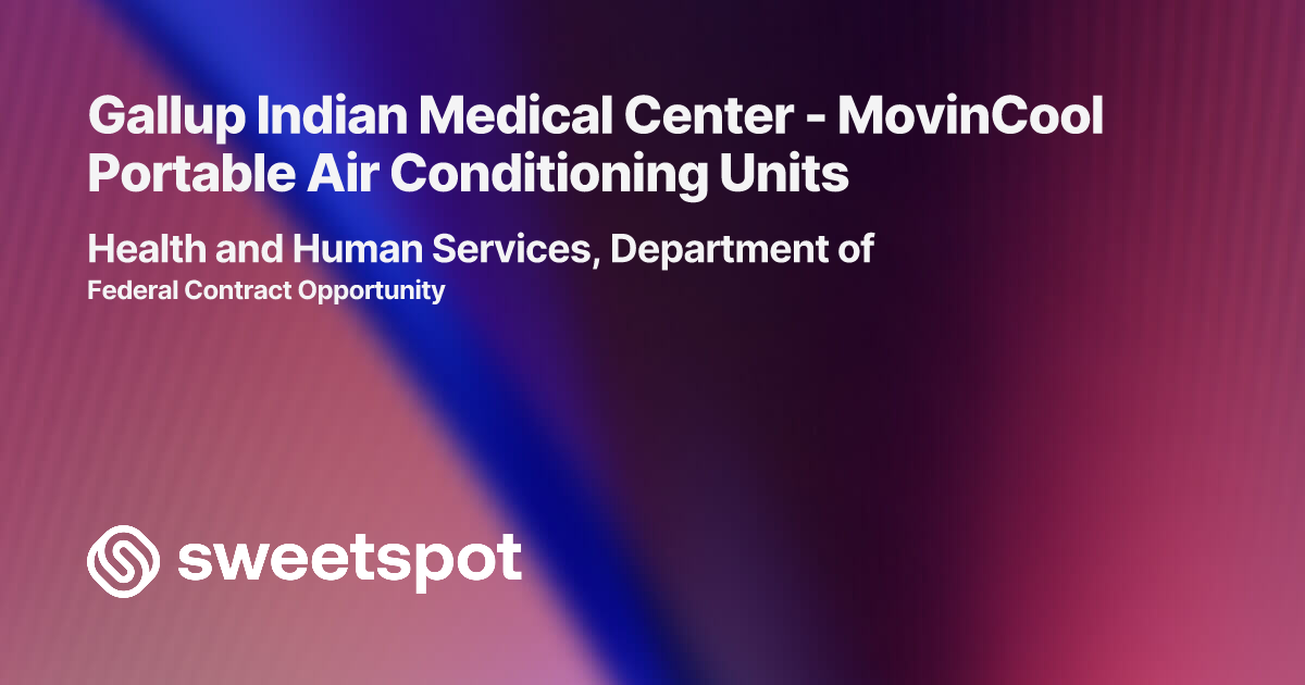 Gallup Indian Medical Center - MovinCool Portable Air Conditioning Units