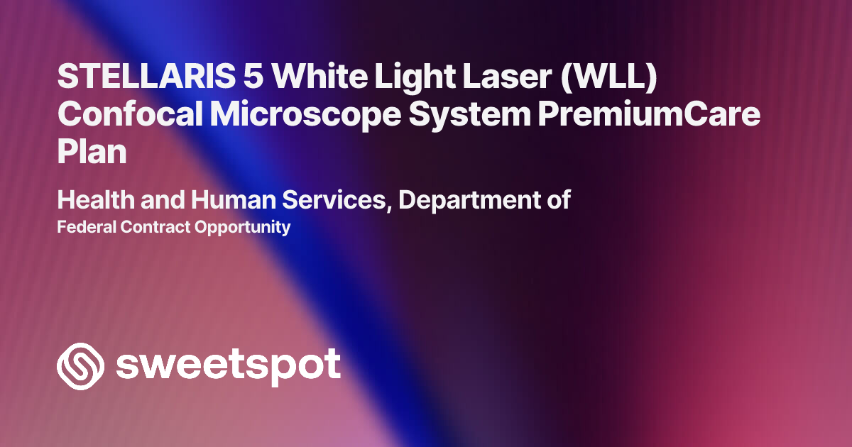 STELLARIS 5 White Light Laser (WLL) Confocal Microscope System ...