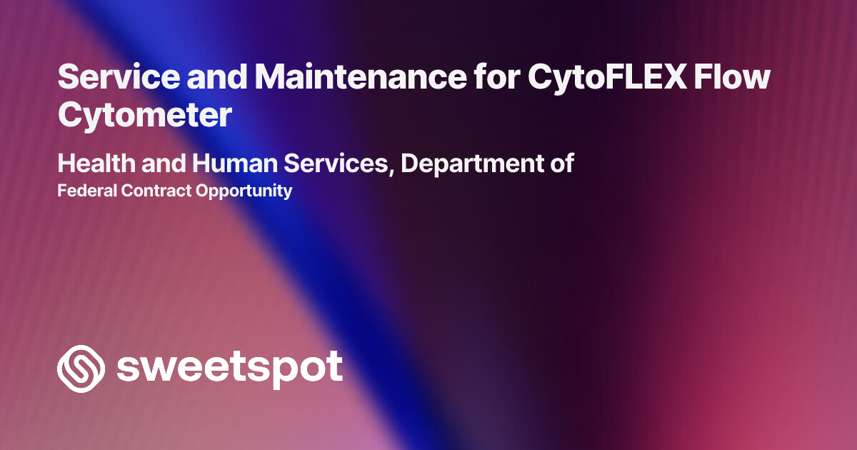 Service and Maintenance for CytoFLEX Flow Cytometer