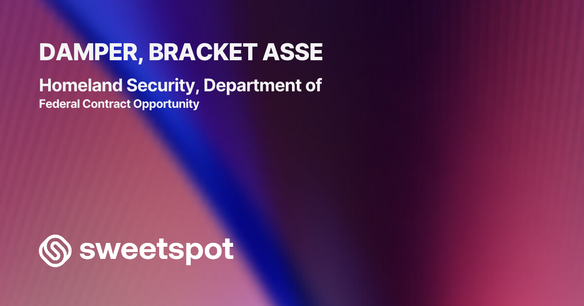 DAMPER, BRACKET ASSE