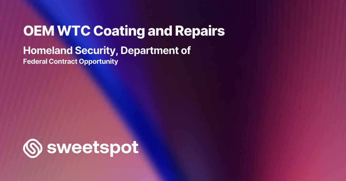 OEM WTC Coating and Repairs