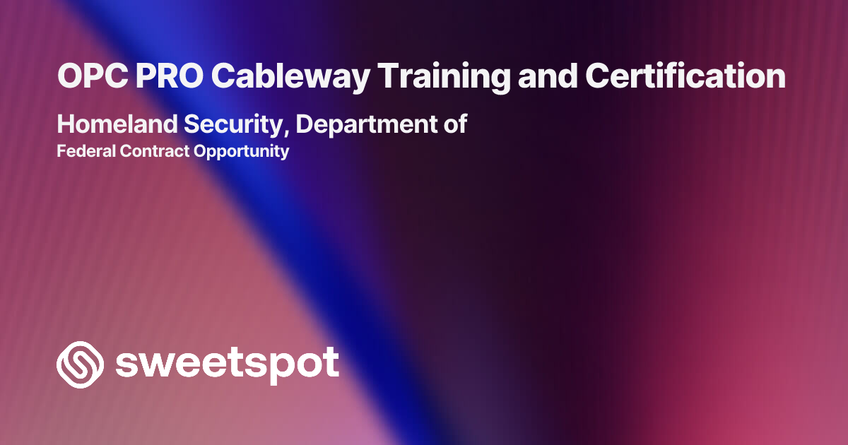 OPC PRO Cableway Training and Certification