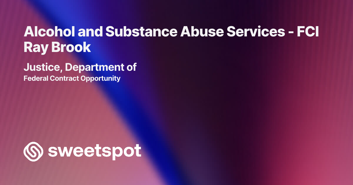 Alcohol and Substance Abuse Services - FCI Ray Brook