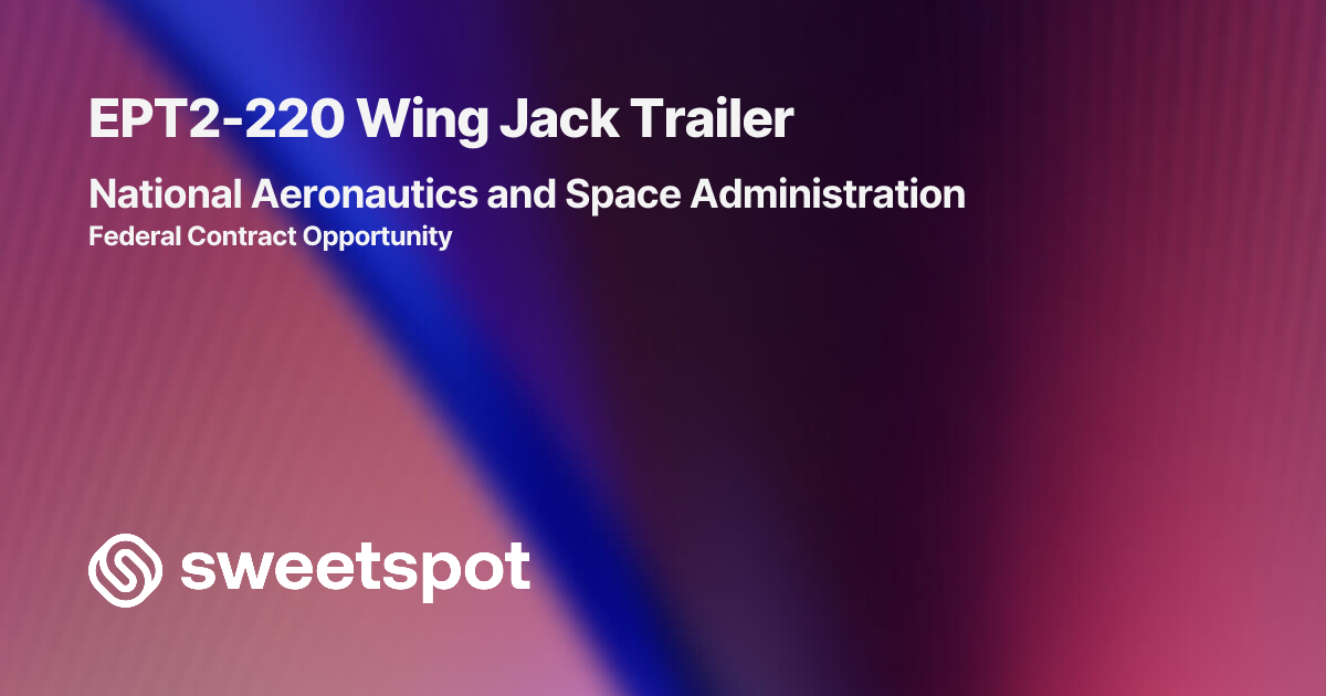 EPT2-220 Wing Jack Trailer