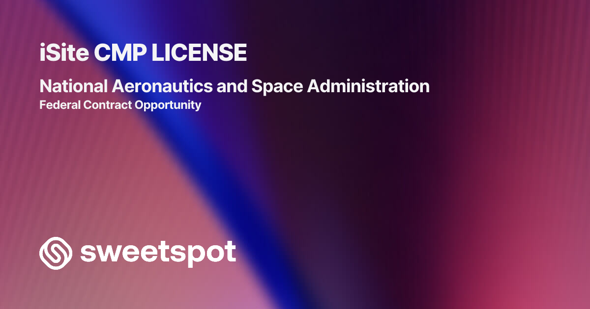 iSite CMP LICENSE