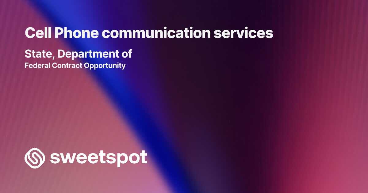 Cell Phone communication services