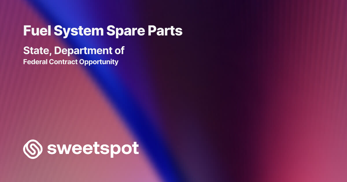 Fuel System Spare Parts