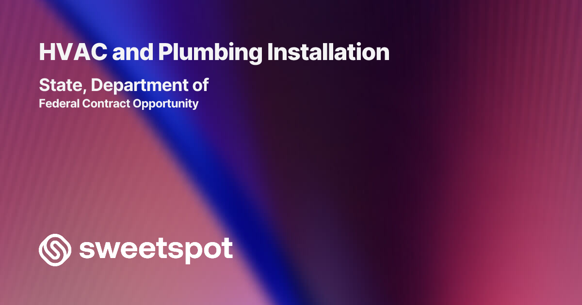 HVAC and Plumbing Installation