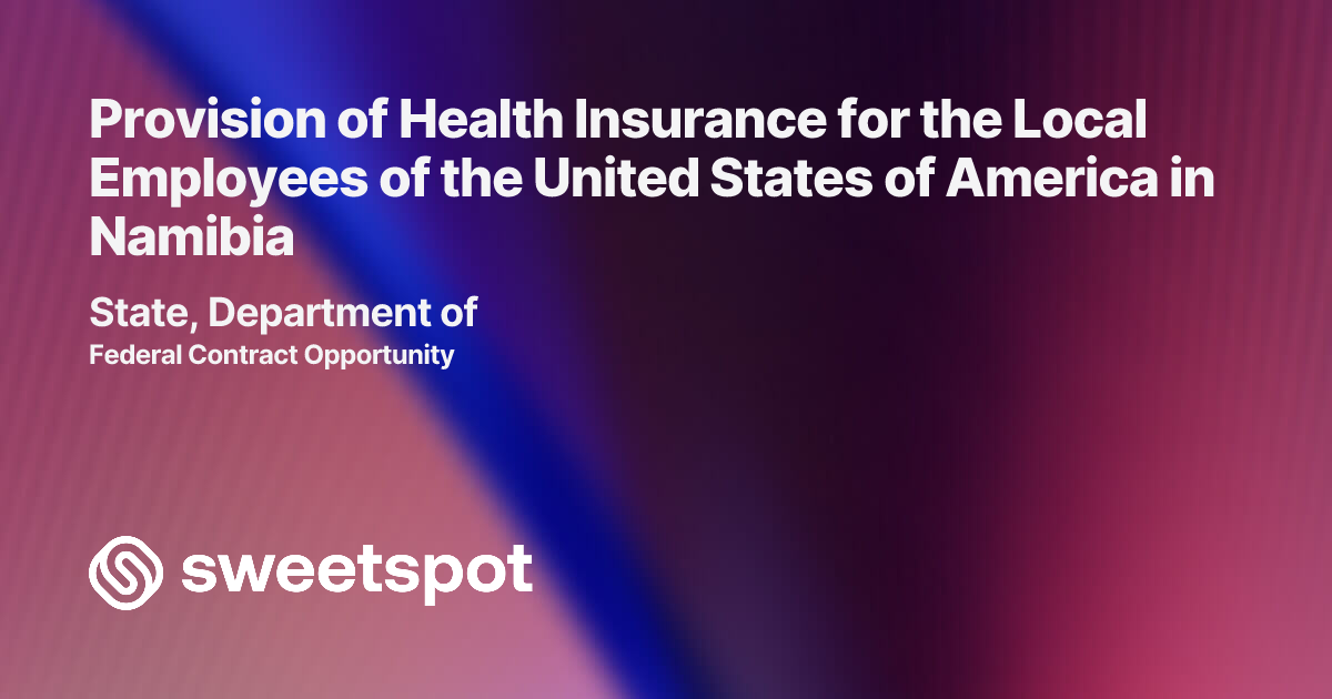 Provision of Health Insurance for the Local Employees of the United ...