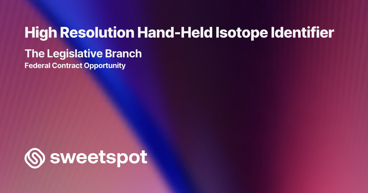 High Resolution Hand-Held Isotope Identifier