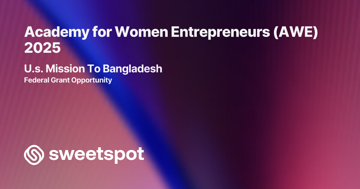 Academy for Women Entrepreneurs (AWE) 2025